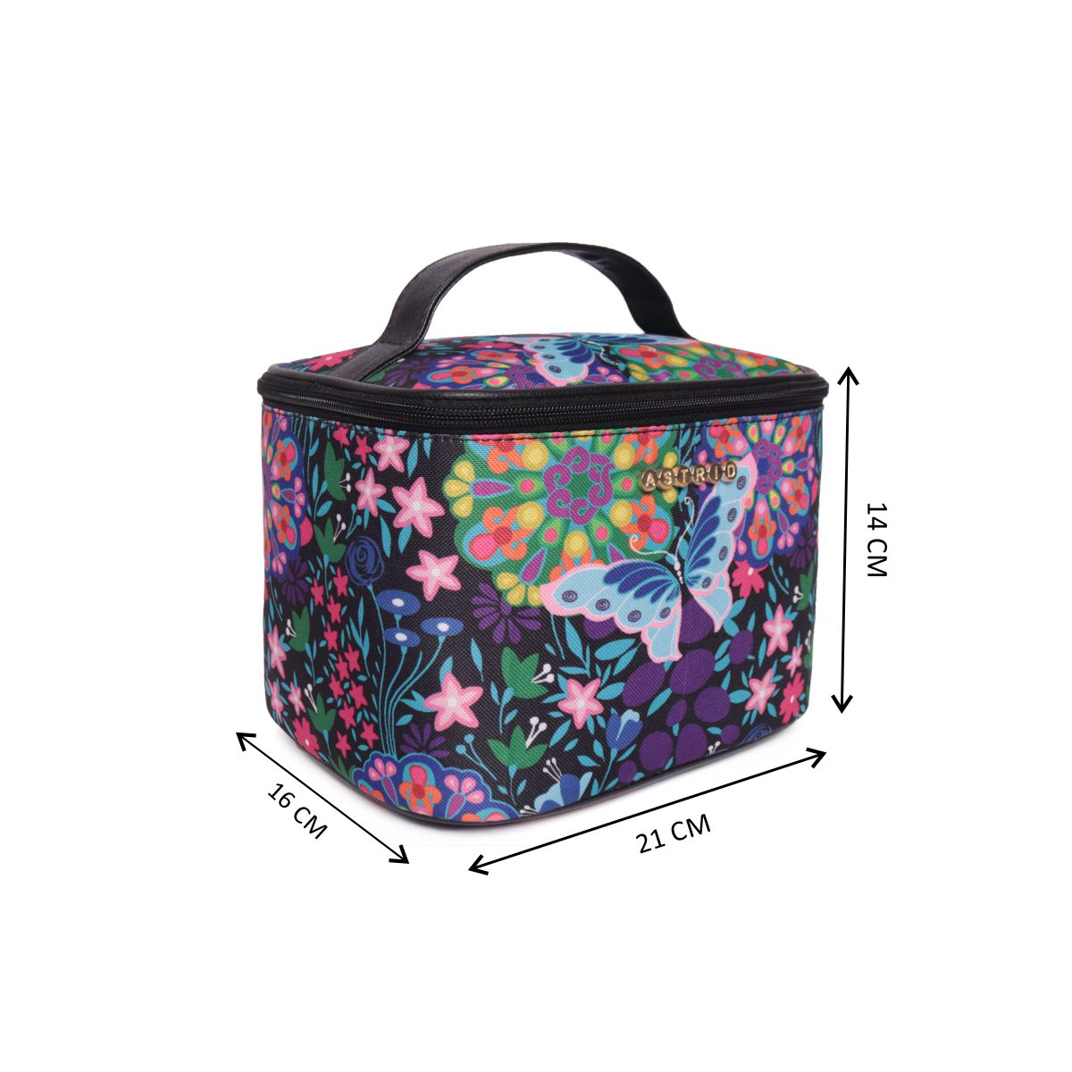 Brocademaroon Double Zip Dome Makeup Bag – astridlifestyle